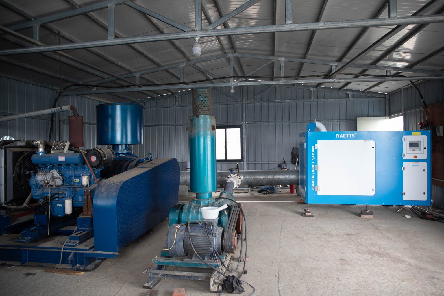 RAETTS Blower for landfill leachate wastewater treatment